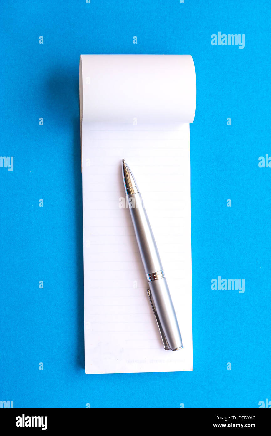 Blank notebook pen hi-res stock photography and images - Alamy