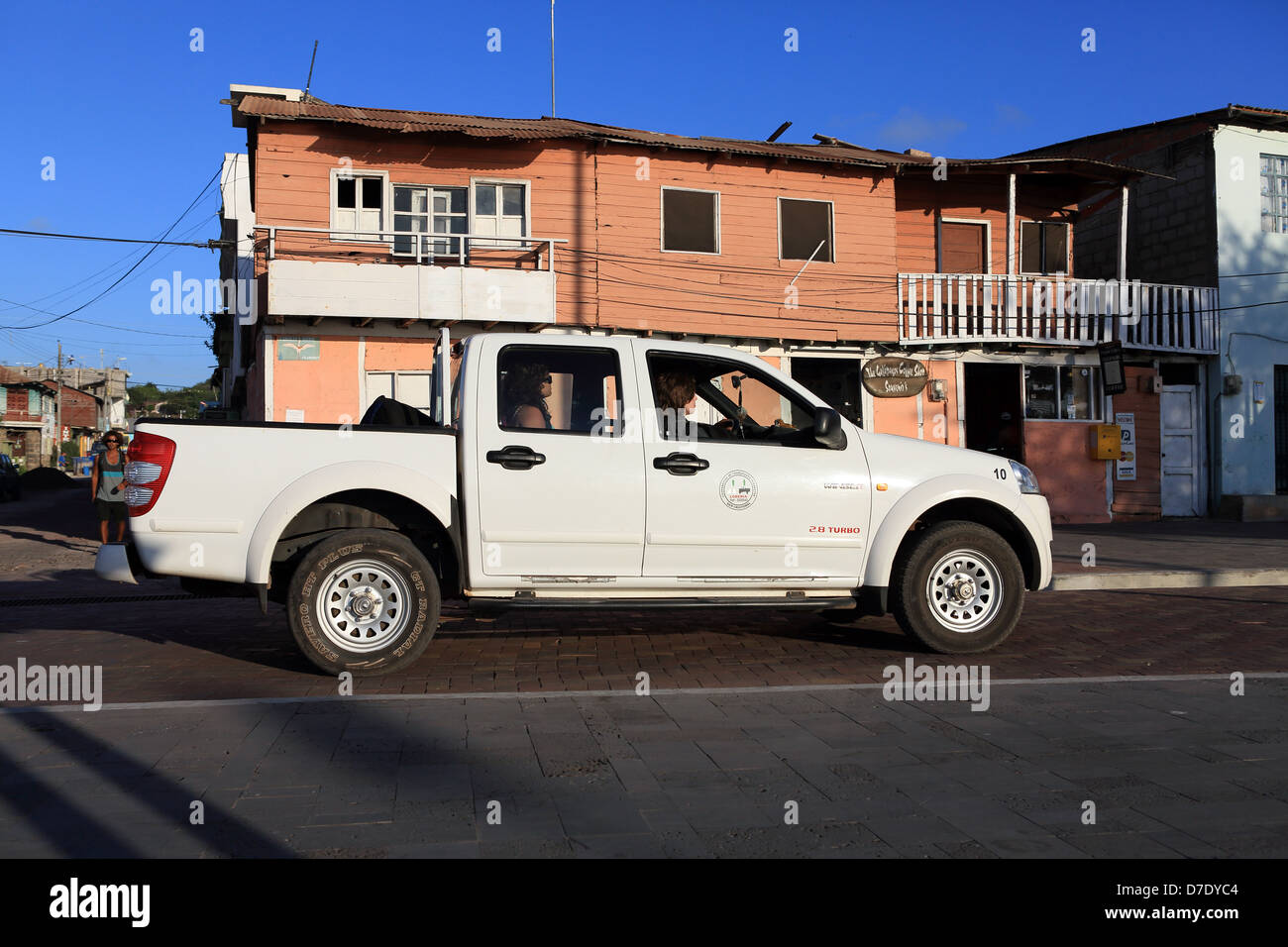Galapagos Islands utility pickup taxi in Puerto Baquerizo Moreno, San ...