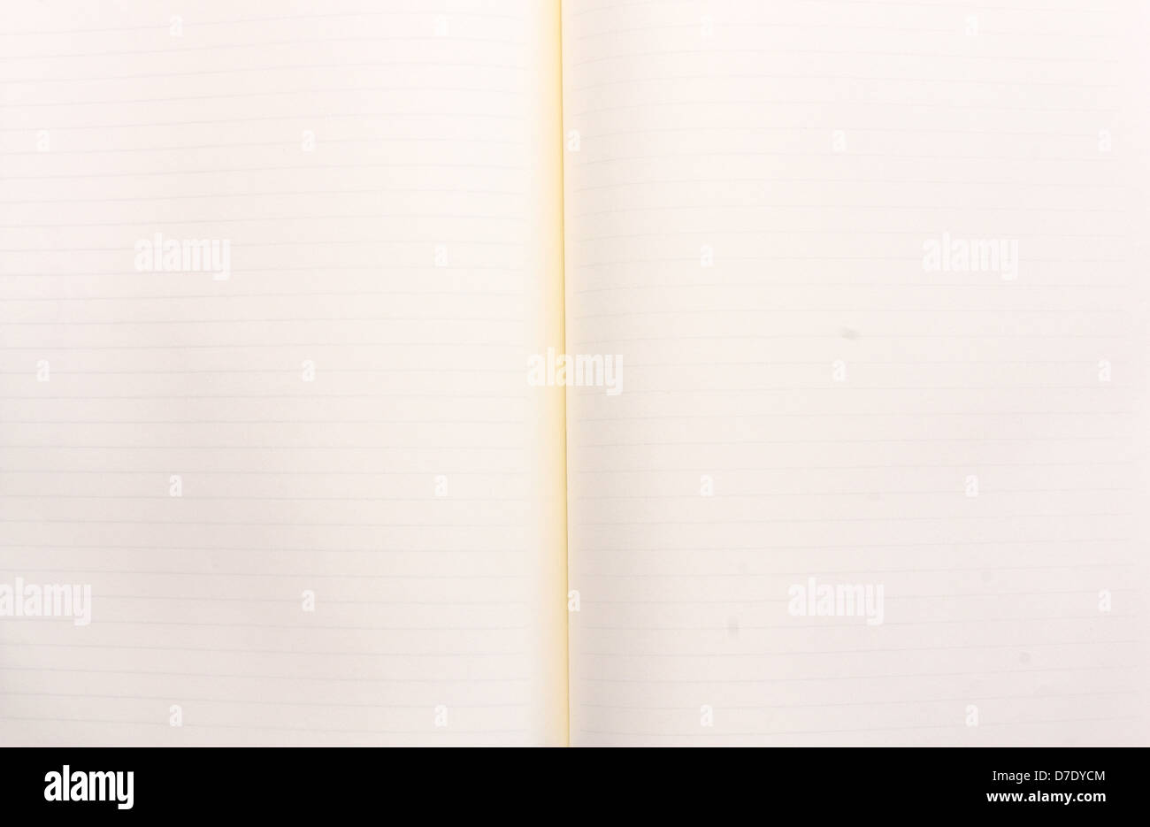 Opened notebook with blank pages, isolate for background Stock Photo ...