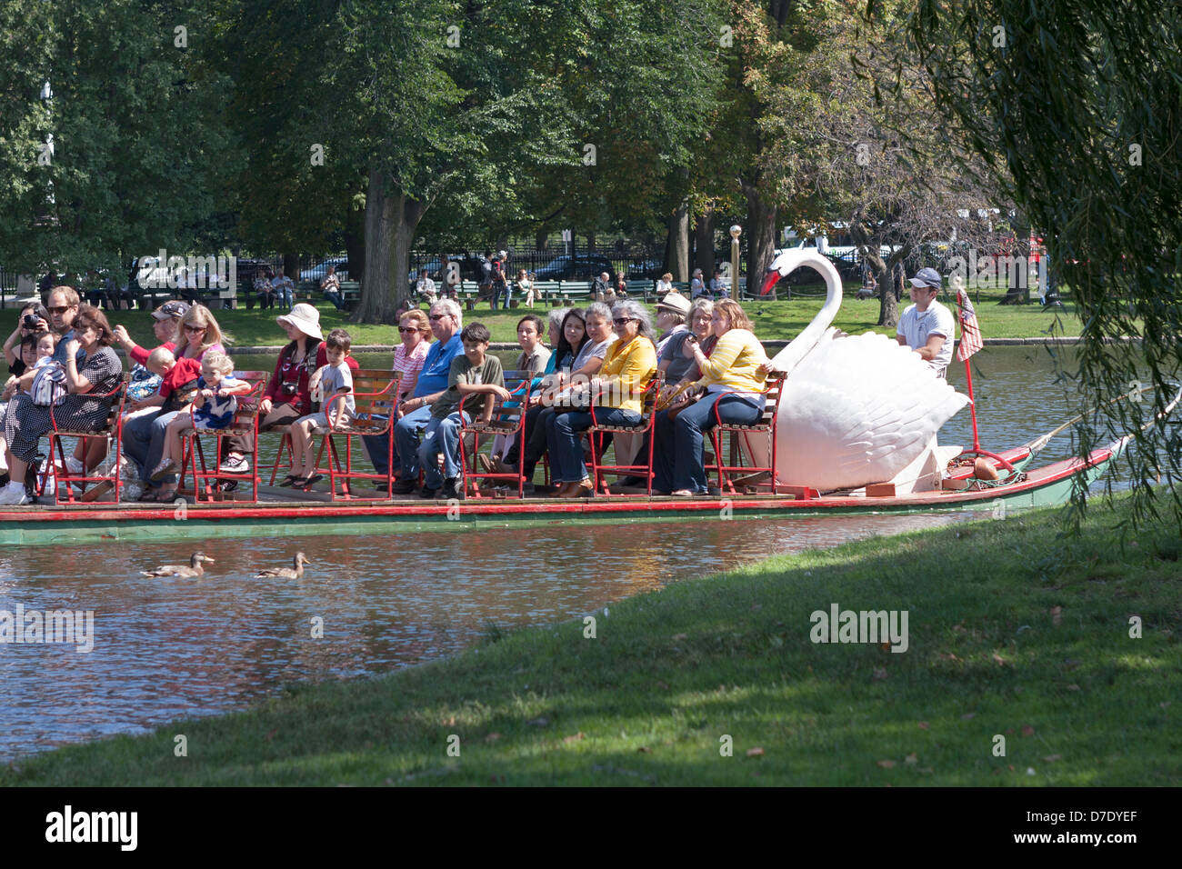 People have been riding the swan boats in Boston Public Garden since ...