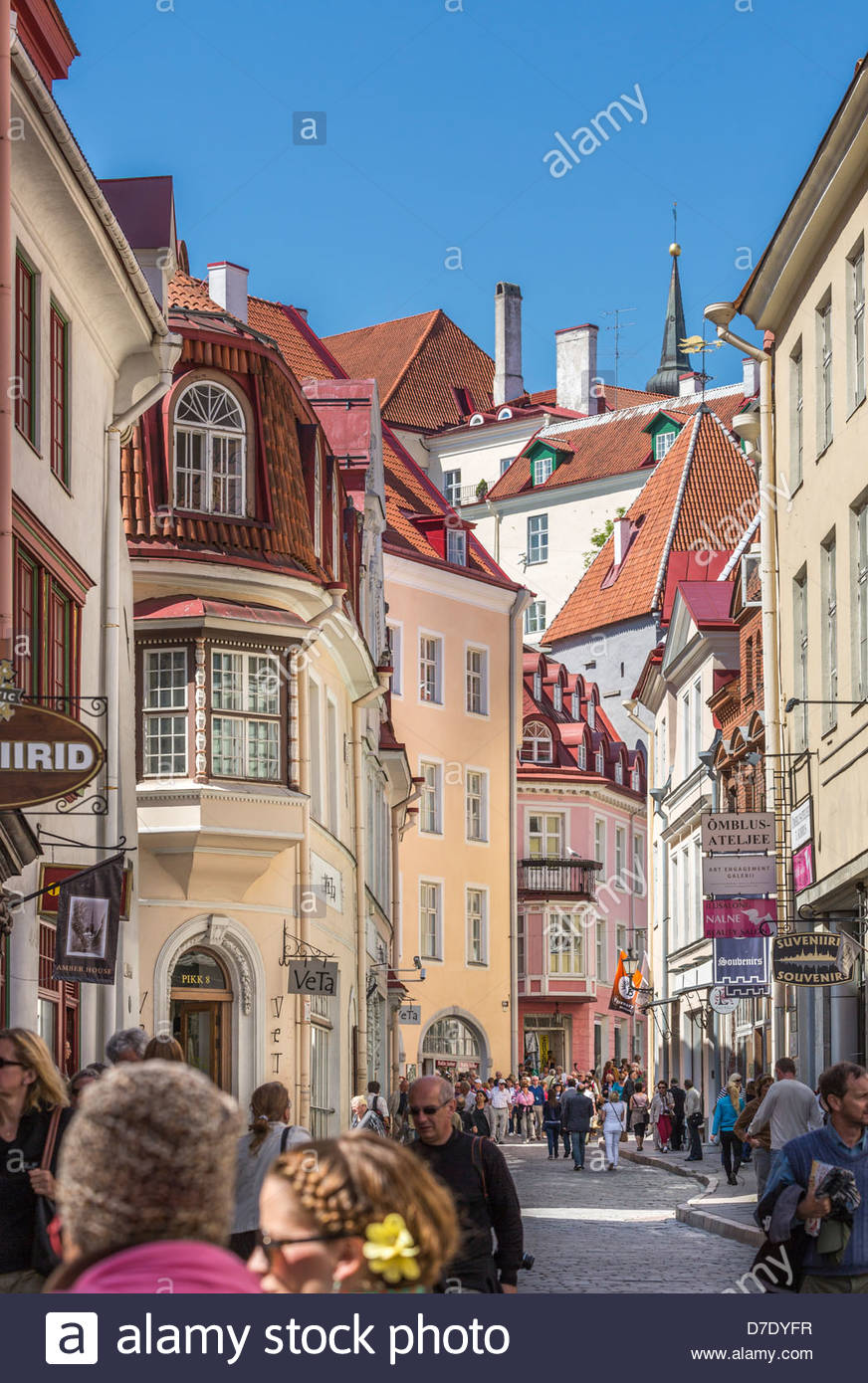 Building Tallinn Medieval Stock Photos & Building Tallinn Medieval ...