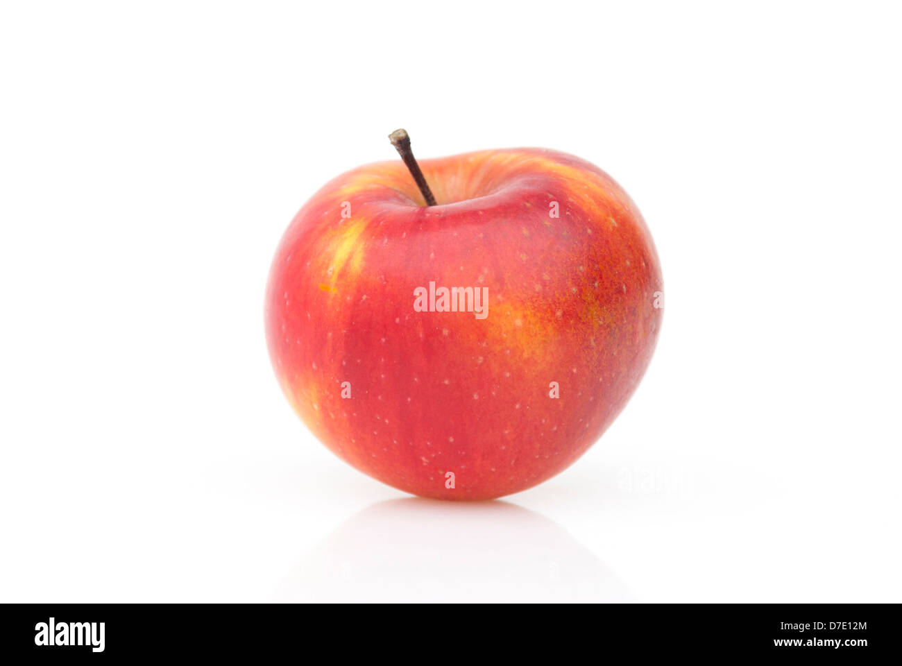 Red apple on a white background Stock Photo - Alamy