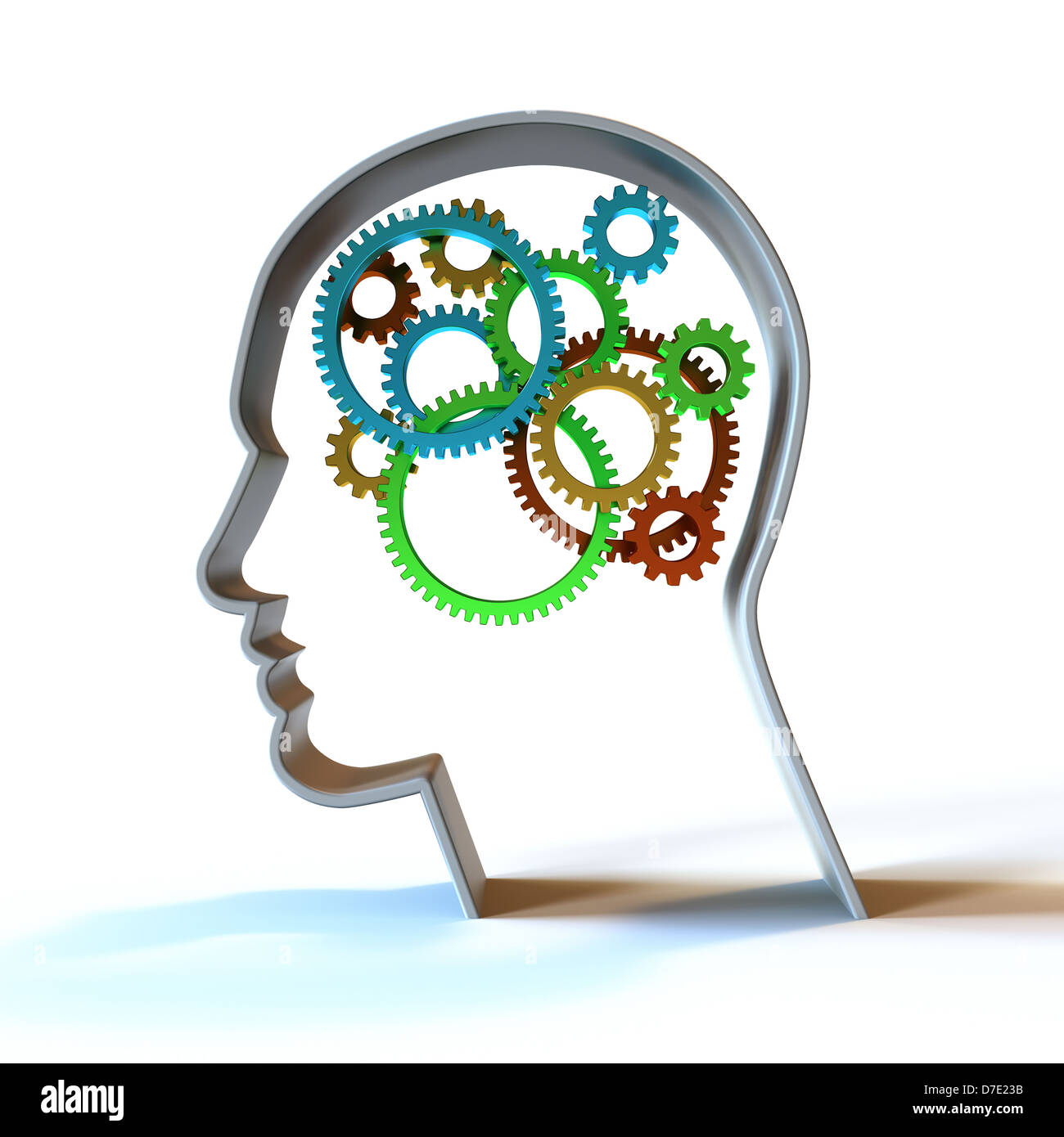 The Thinking Process - Colors Stock Photo - Alamy