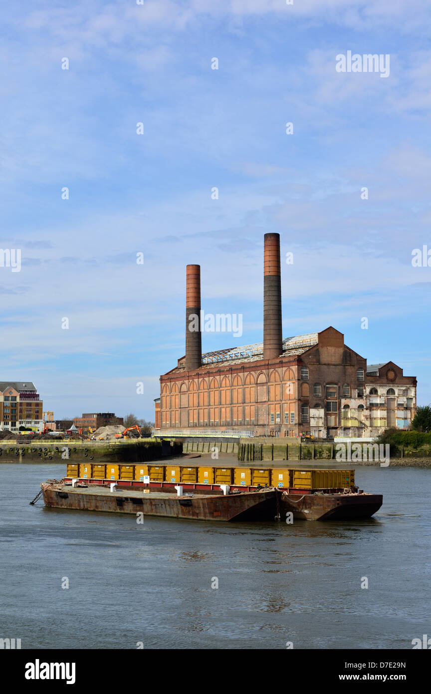 Lots Road Power Station Chelsea Stock Photos & Lots Road Power Station ...