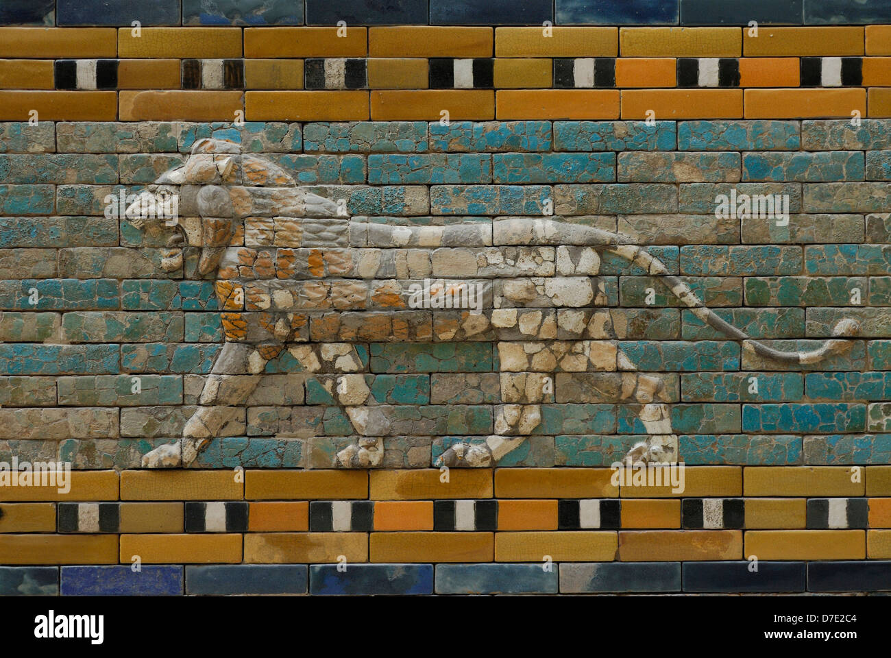 Babylonian Processional Way Pergamon Museum Berlin Germany Stock Photo ...