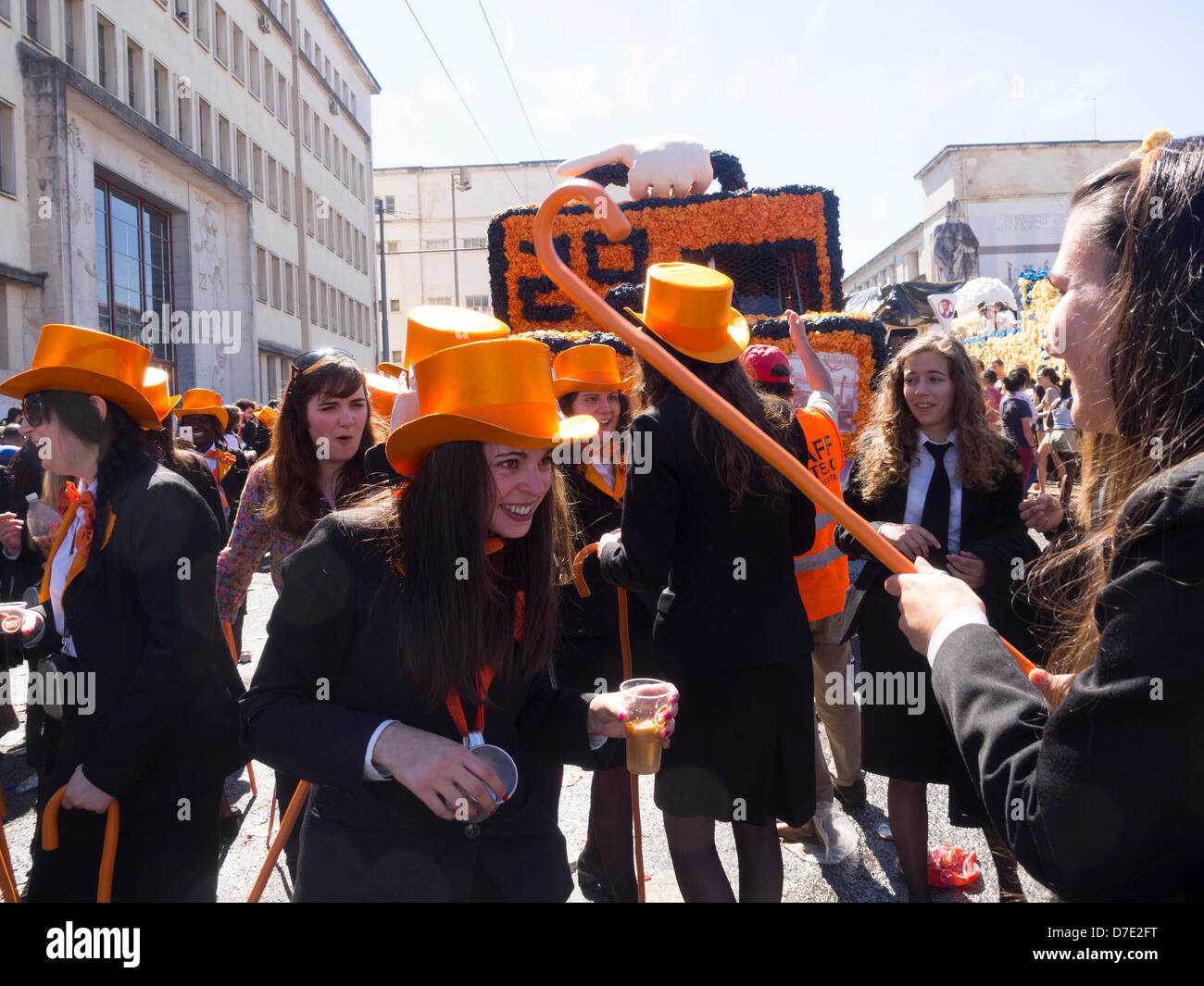 Queima das Fitas, the annual University of Coimbra students parade in ...