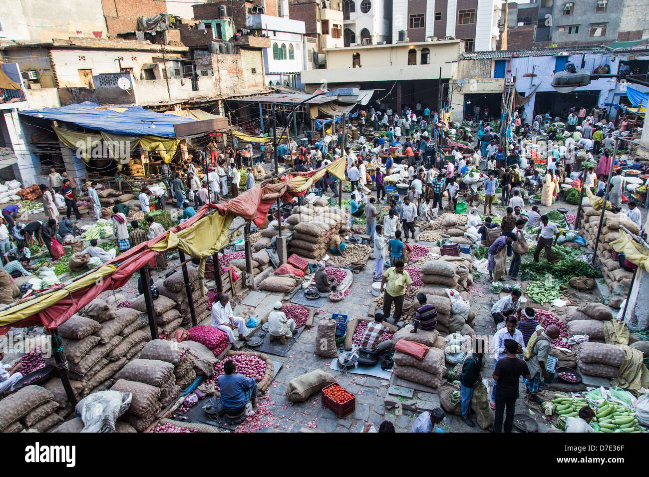 Vegetable market india hi-res stock photography and images - Alamy