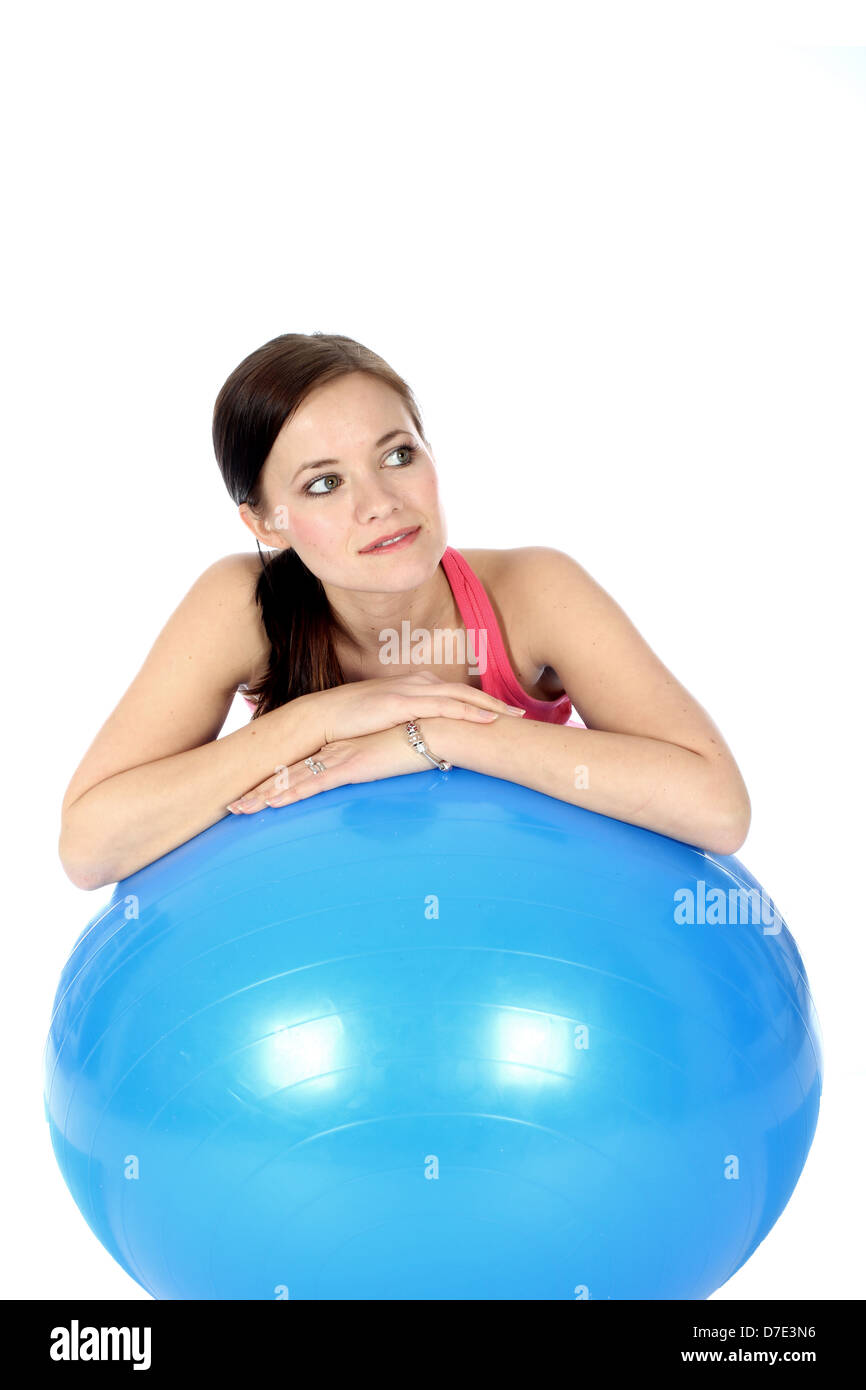 Woman ball dark hair hi-res stock photography and images - Alamy