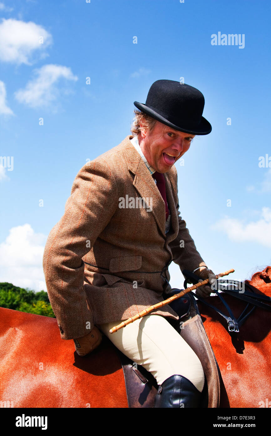 Andy Reeve riding at Launceston show Stock Photo - Alamy