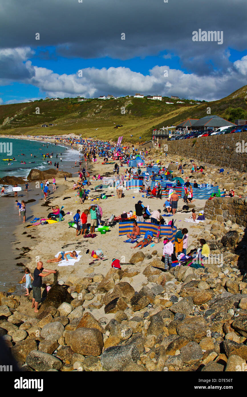 Sennen beach in Cornwall Stock Photo - Alamy