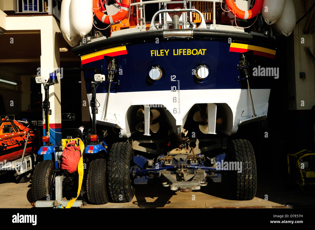 Filey RNLI Life Boat Station,Yorkshire England Stock Photo - Alamy