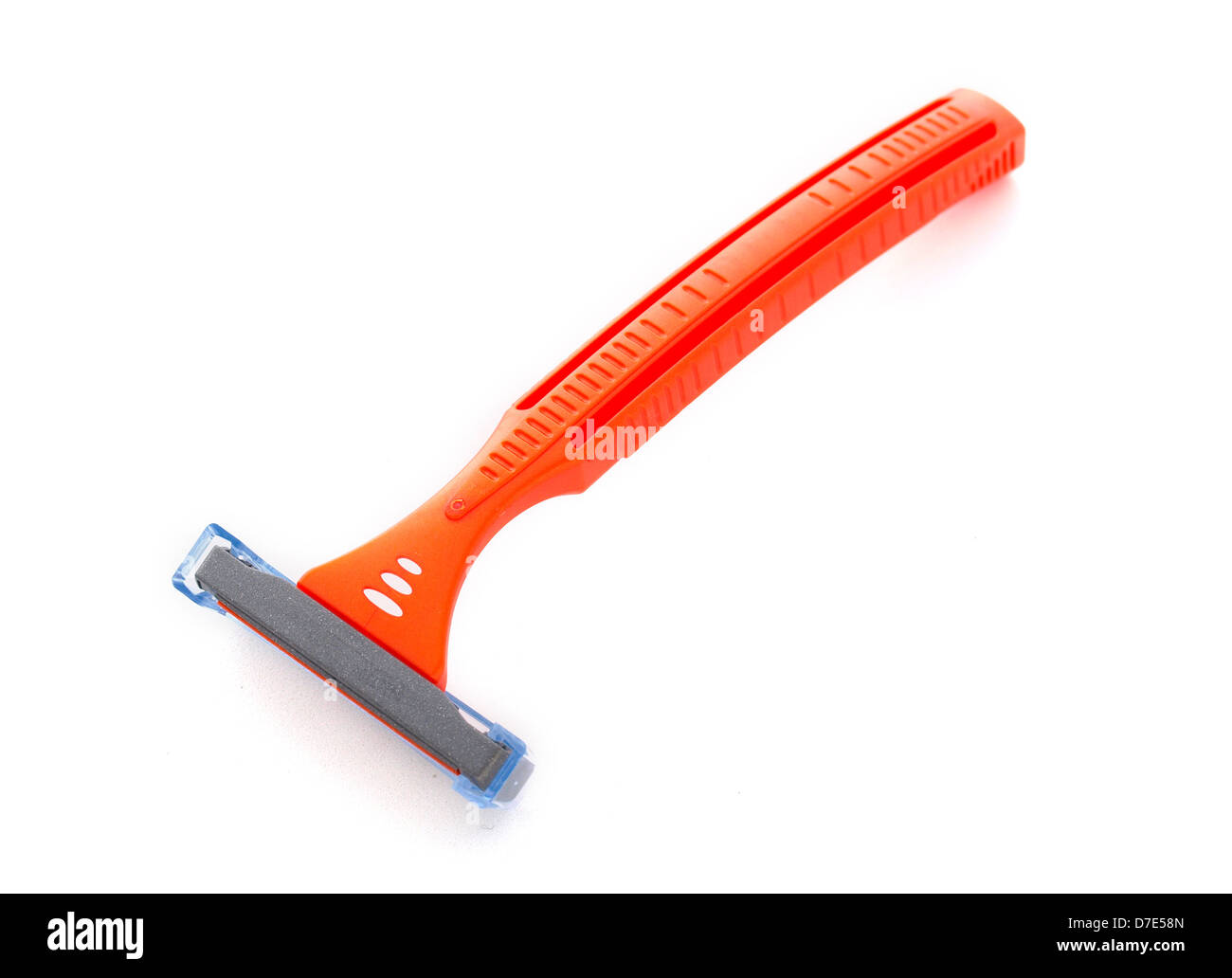 Orange shaver isolated on white background Stock Photo - Alamy