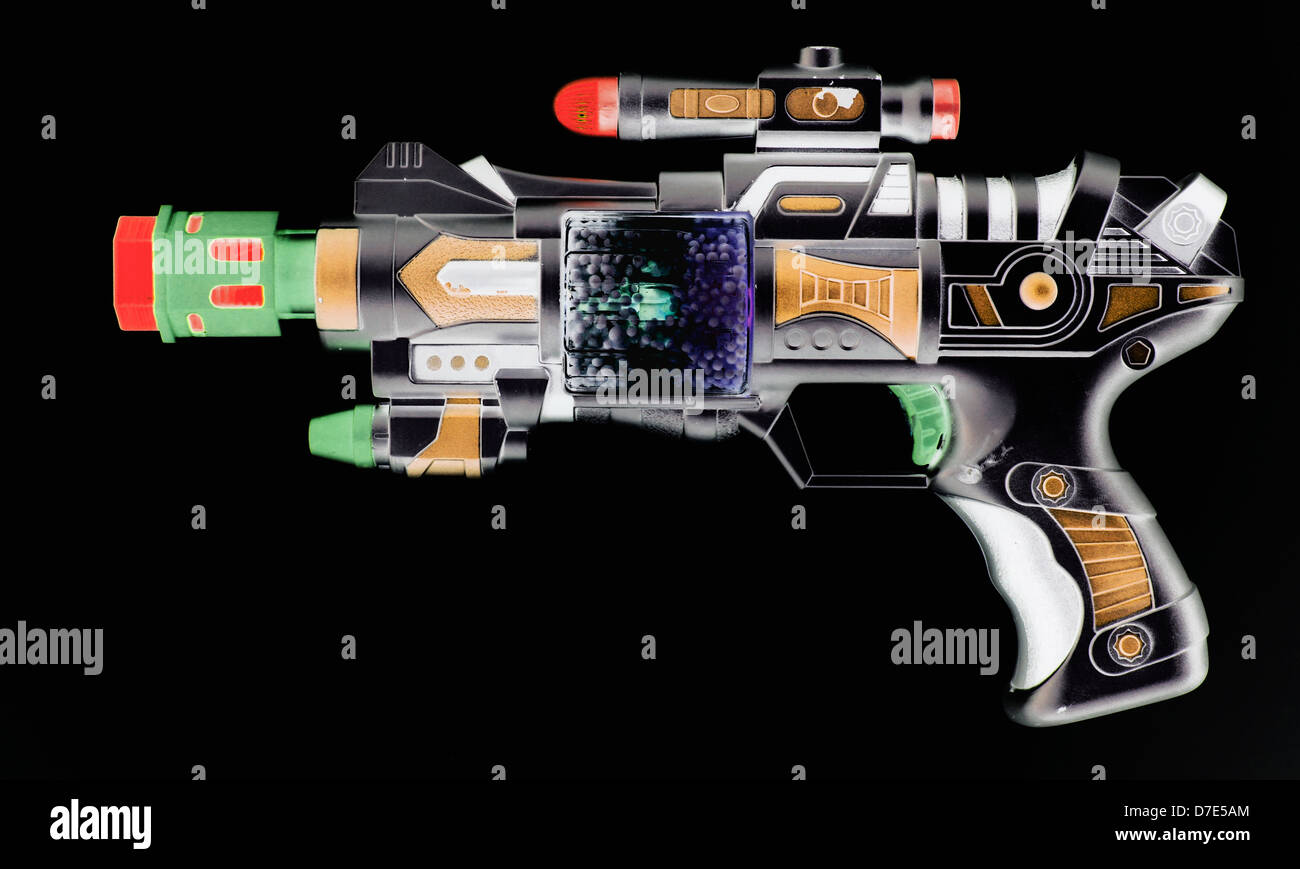 old ray guns Stock Photo - Alamy