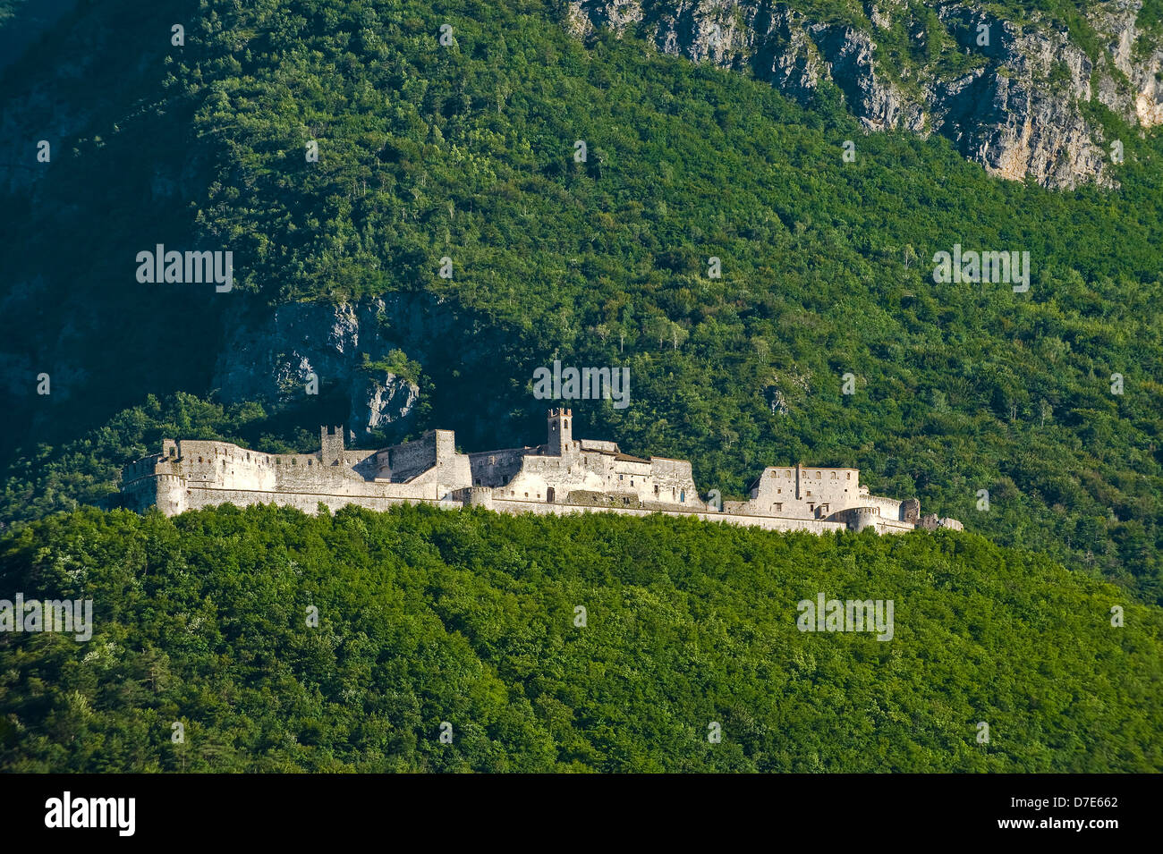 Europe Italy Trentino Alto Adige Besenello Castel Beseno Stock Photo ...
