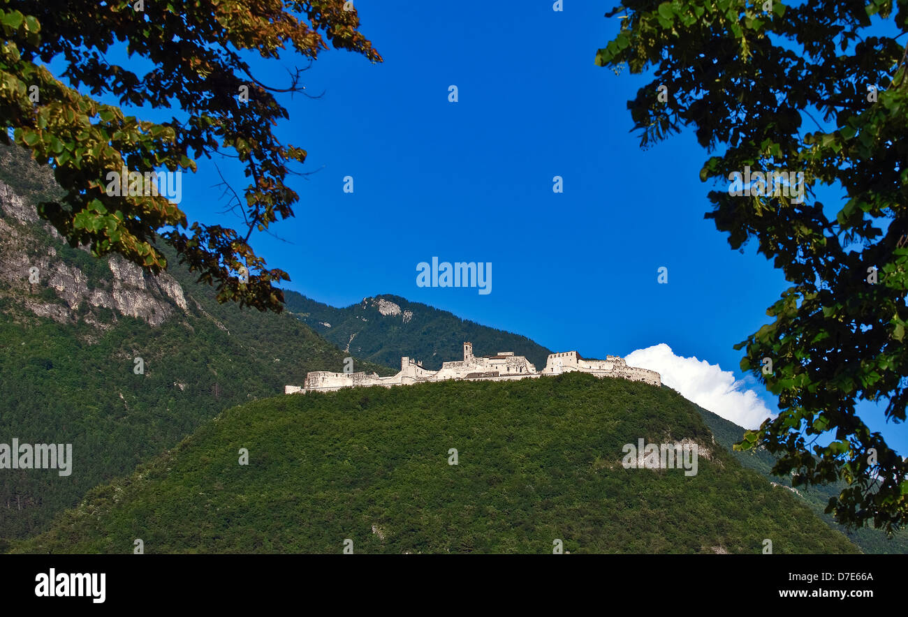 Europe Italy Trentino Alto Adige Besenello Castel Beseno Stock Photo ...