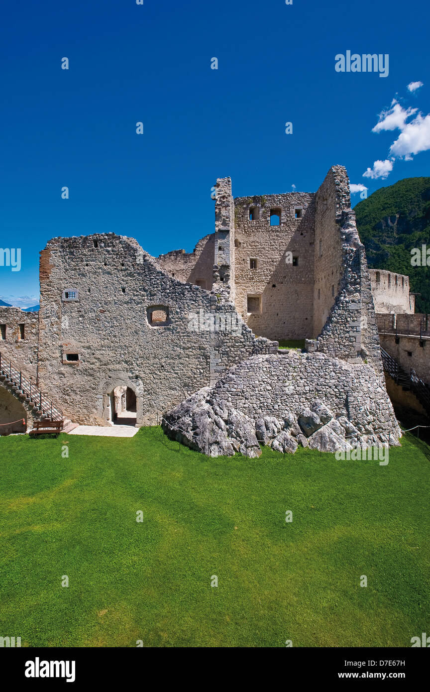 Europe Italy Trentino Alto Adige Besenello Castel Beseno Stock Photo ...