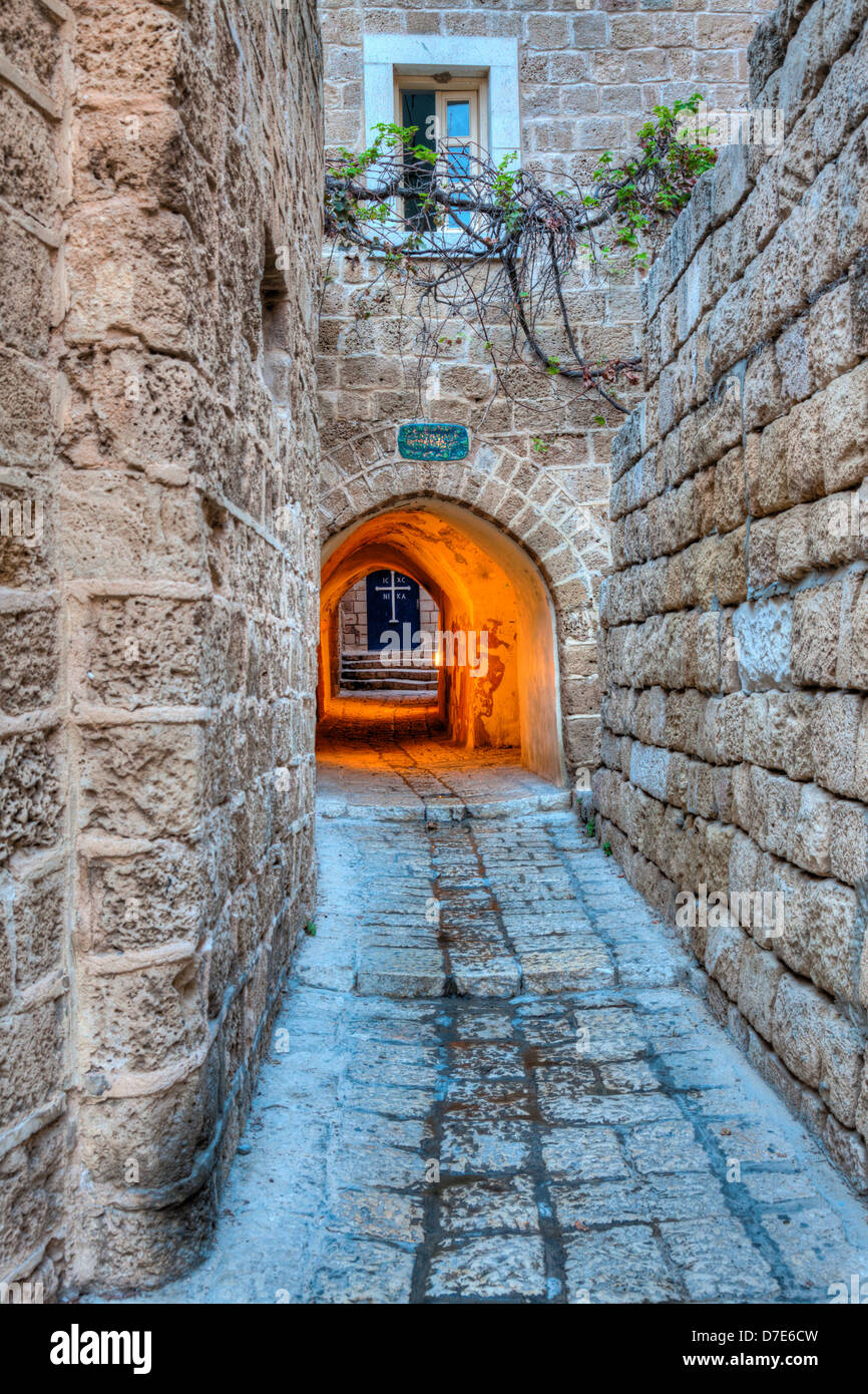 Street in Yaffa Stock Photo - Alamy