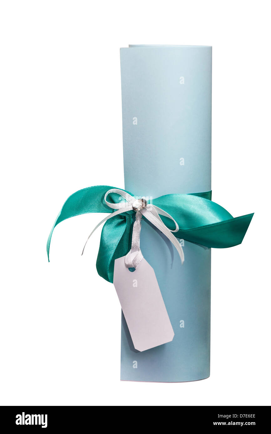 Certificate roll hi-res stock photography and images - Alamy