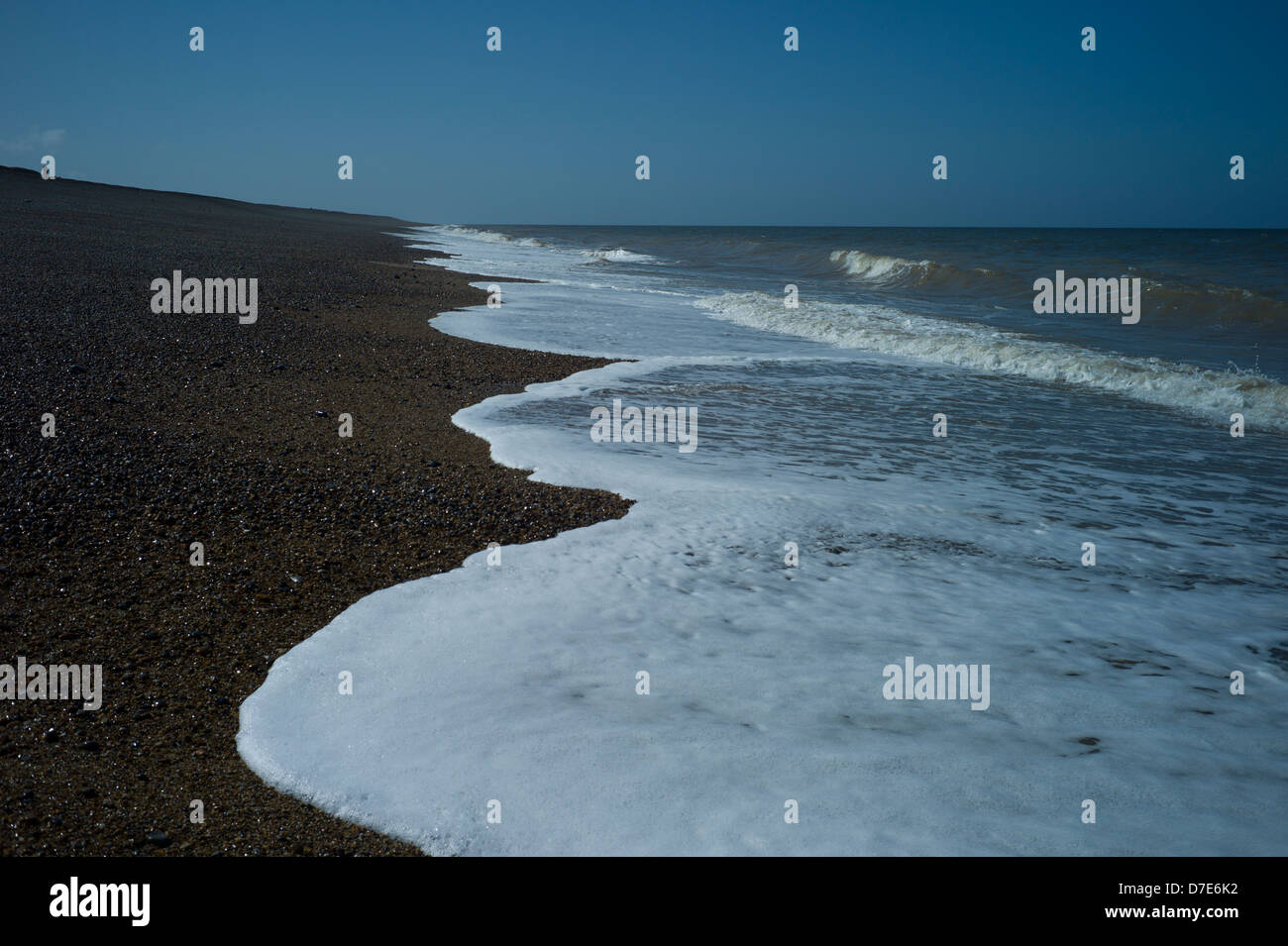Salthouse Shingle Ridge,North Norfolk,England,April 2013. Shingle Ridge ...