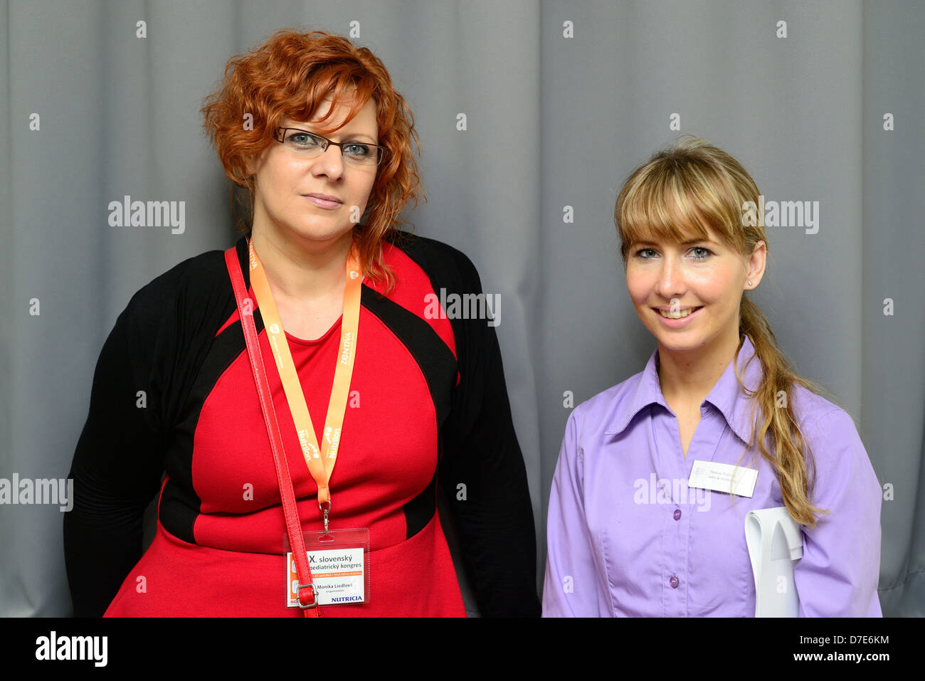Two business women corporate staff Stock Photo - Alamy