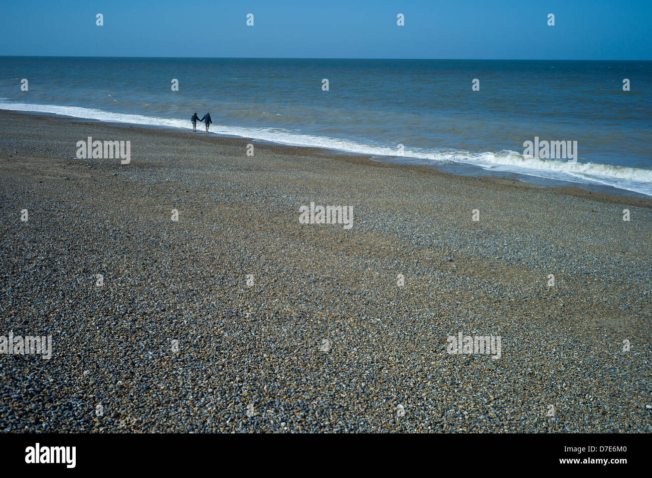 Salthouse Shingle Ridge,North Norfolk,England,April 2013. Shingle Ridge ...