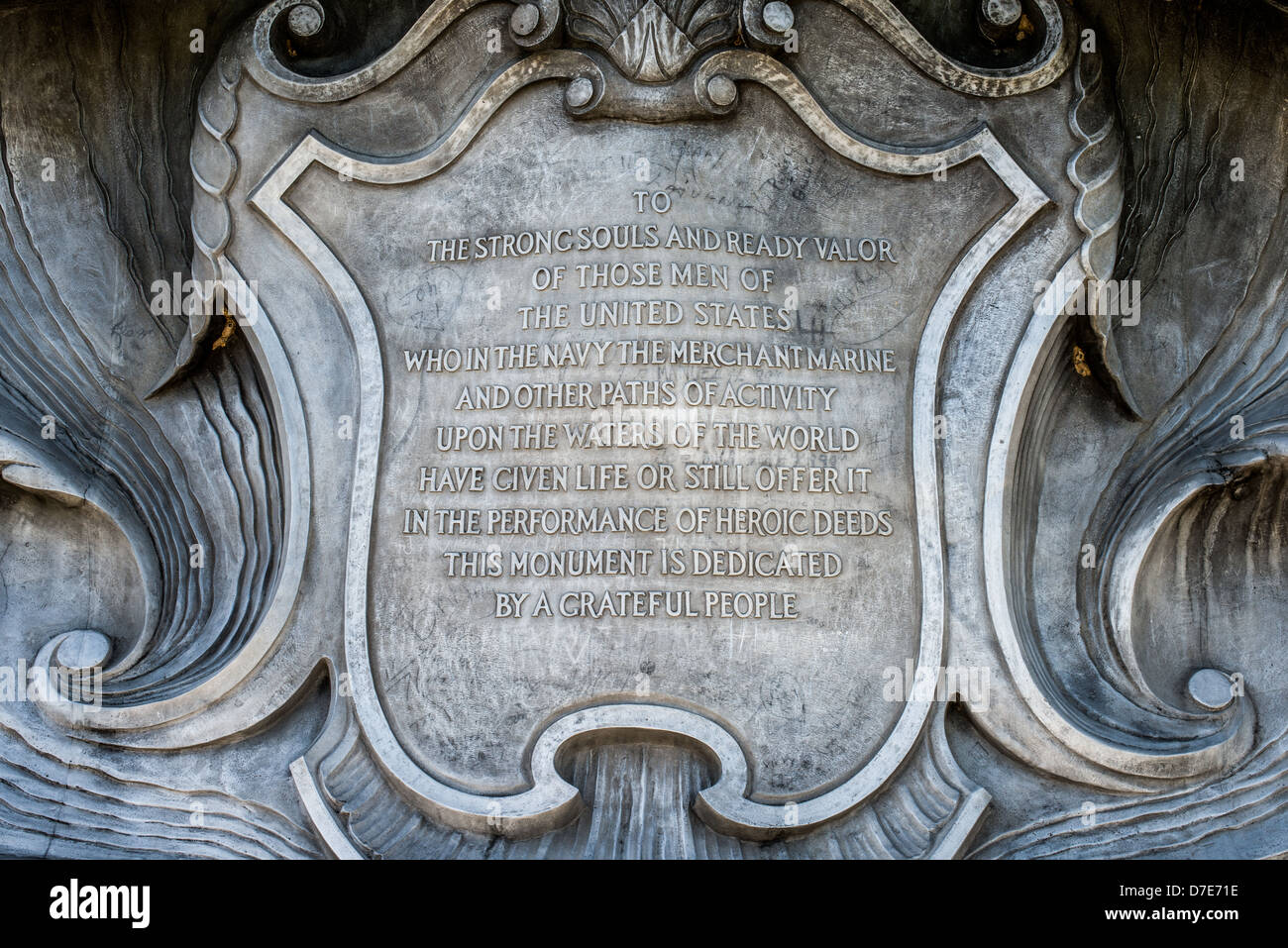 Maritime memorial words hi-res stock photography and images - Alamy