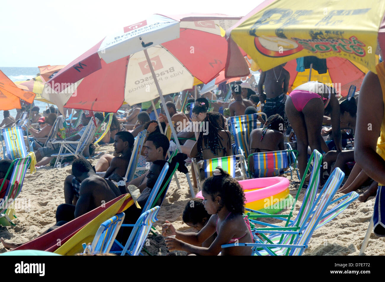 Crowded Barra Beach Stock Photo - Alamy