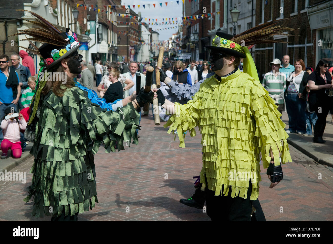 Morris dancers Rochester Sweeps Festival 2013 Stock Photo - Alamy