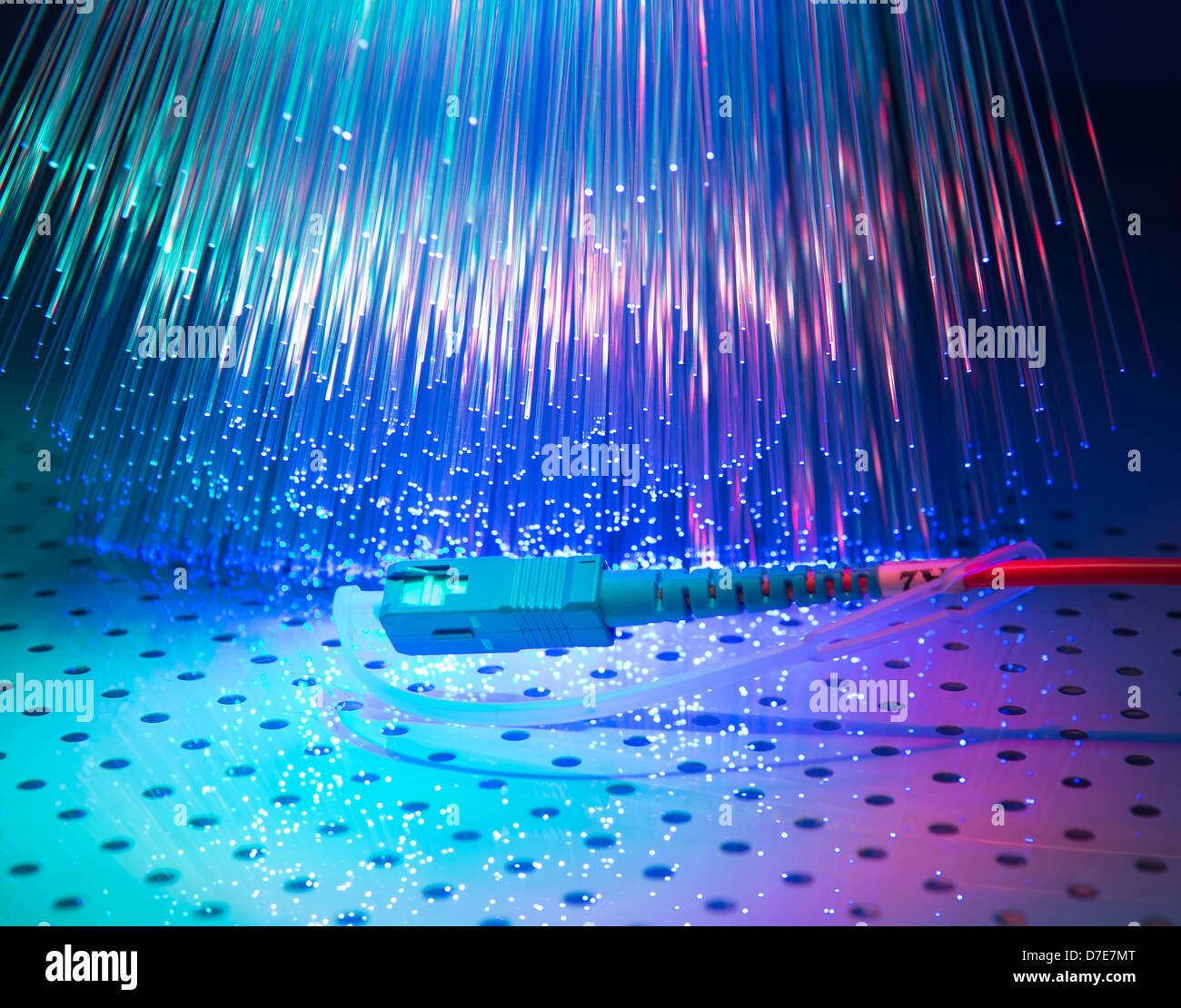 Abstract Internet technology fiber optic background Stock Photo - Alamy