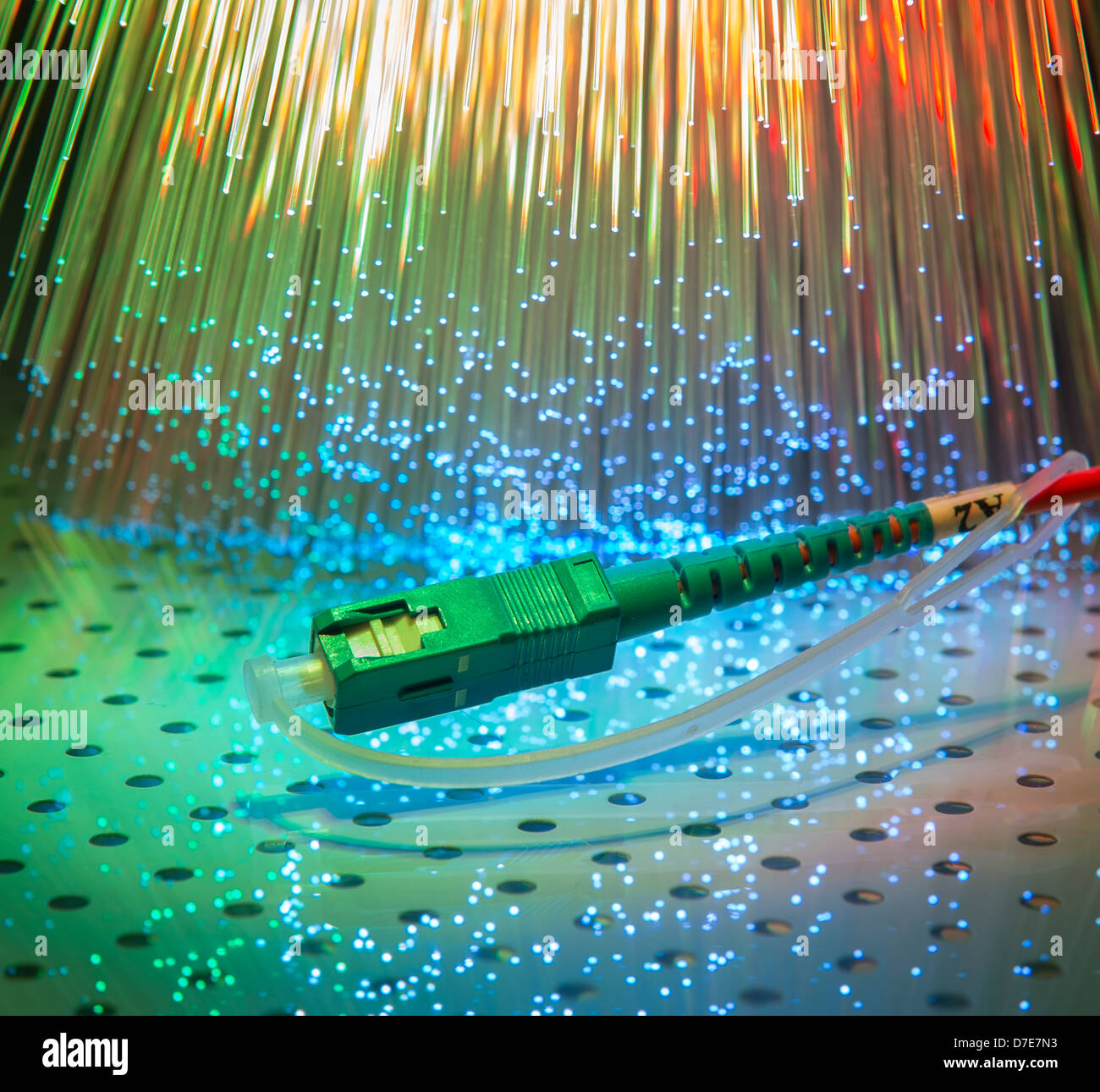 Abstract Internet technology fiber optic background Stock Photo - Alamy