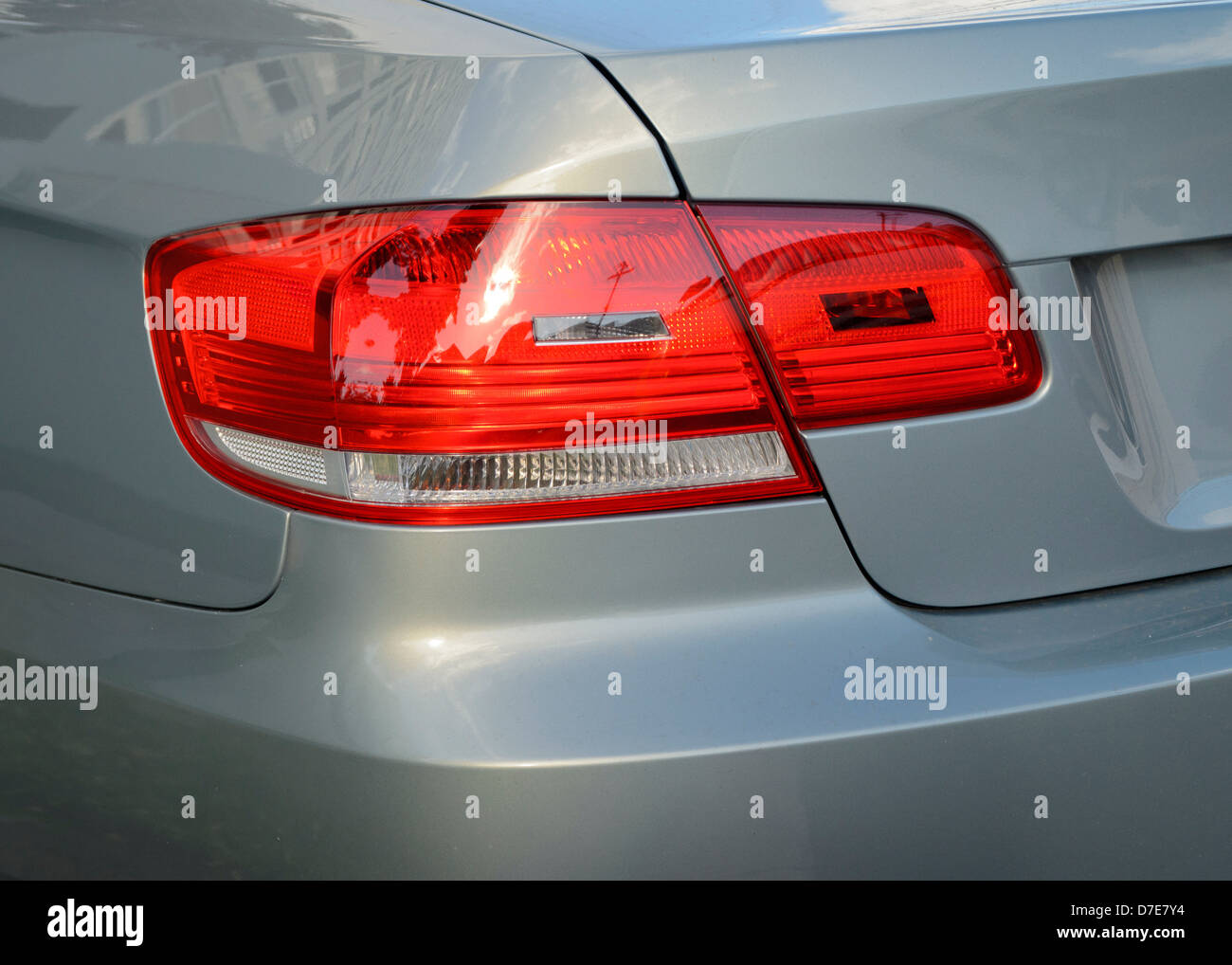 a tail light on a late model sedan Stock Photo - Alamy