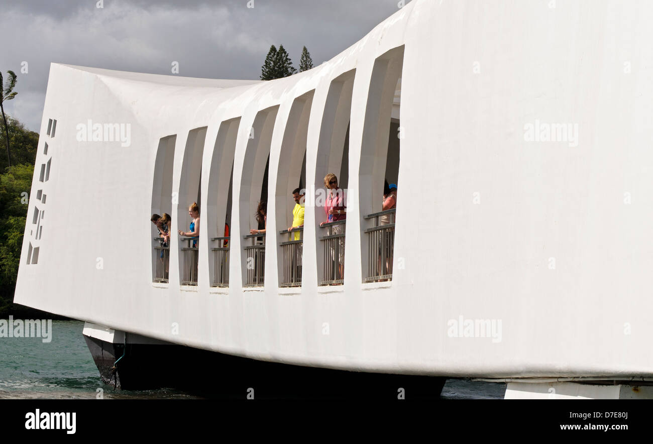 pearl harbor memorial on the island of Oahu, Hawaii Stock Photo - Alamy