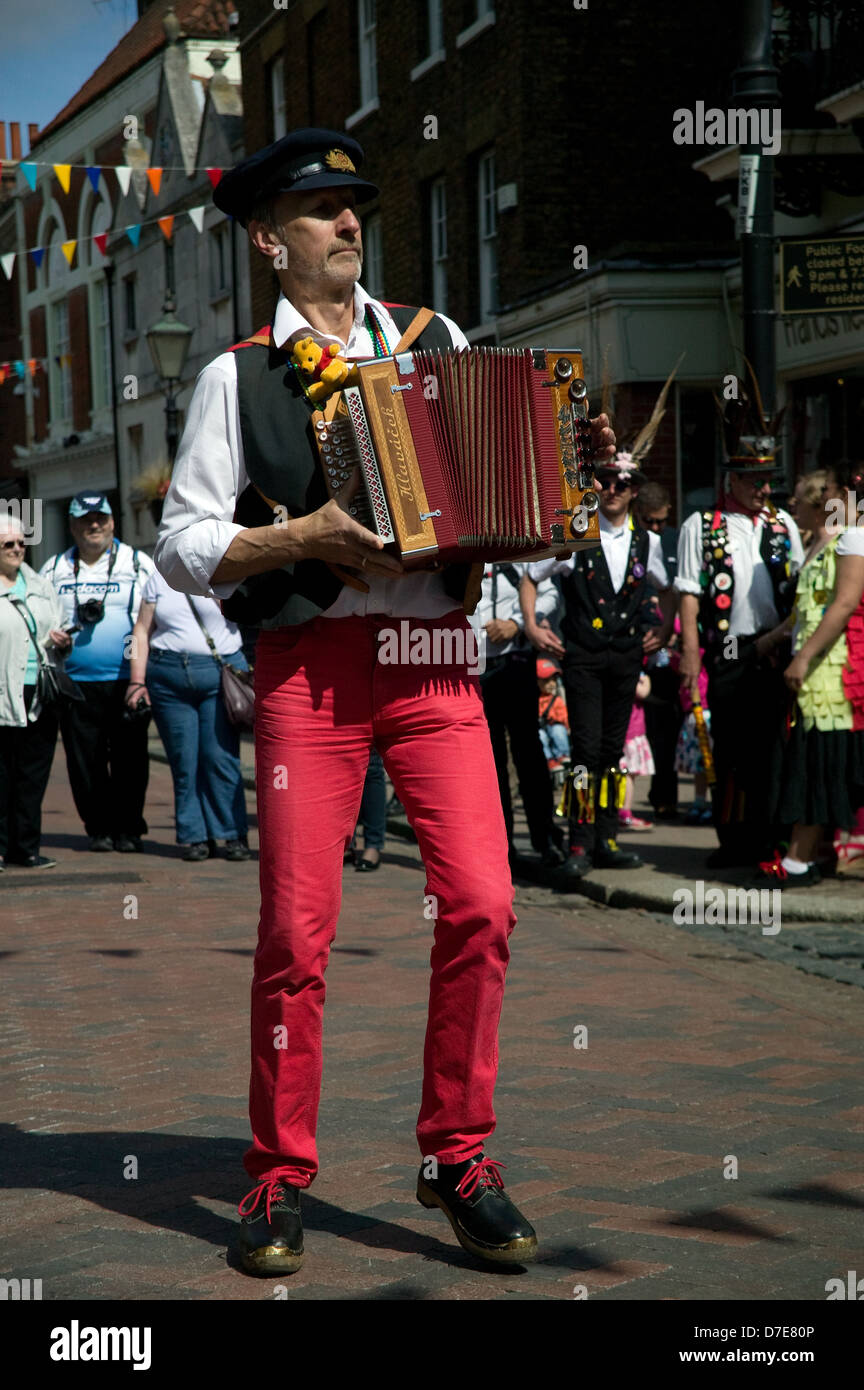 Morris dancers Rochester Sweeps Festival 2013 Stock Photo - Alamy