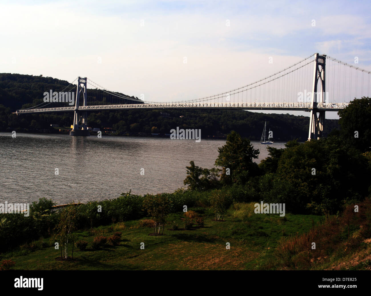 Mid-Hudson Bridge Poughkeepsie,Over the Hudson River, New York Stock ...