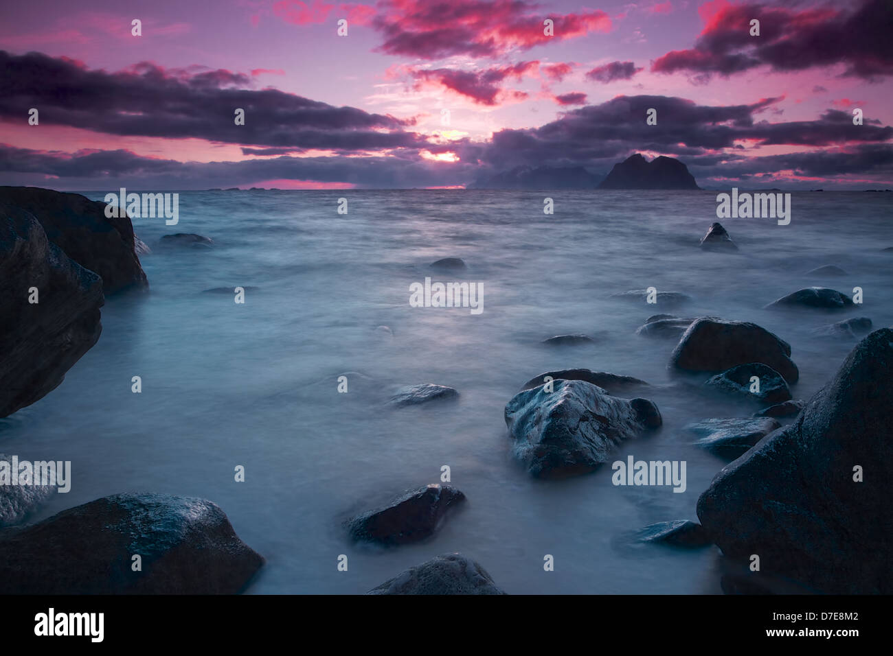 Norway midnight sun exposure hi-res stock photography and images - Alamy