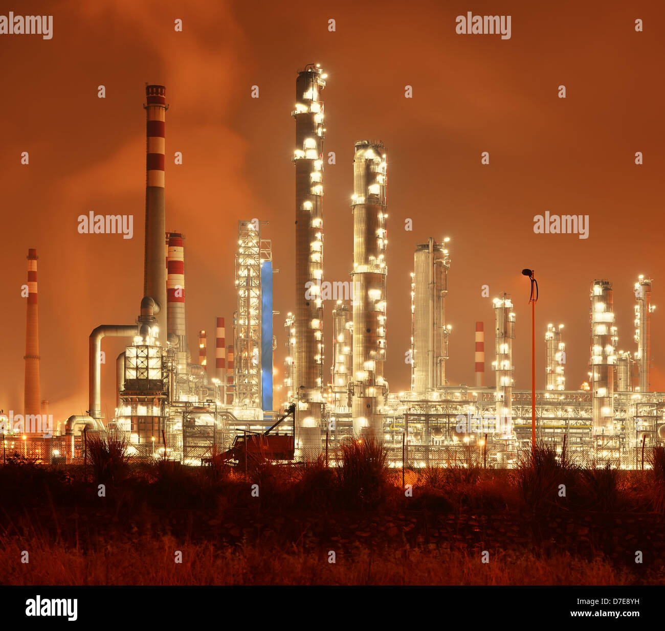 giant gas and oil pipelines Stock Photo - Alamy