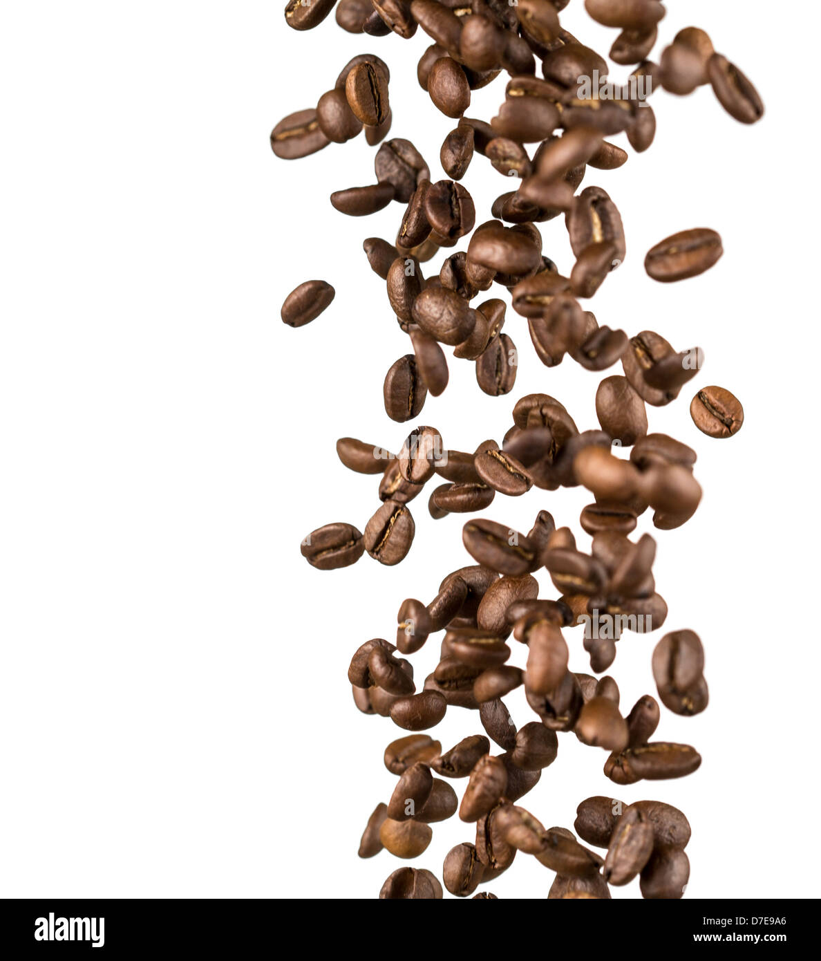 falling coffee beans Stock Photo - Alamy