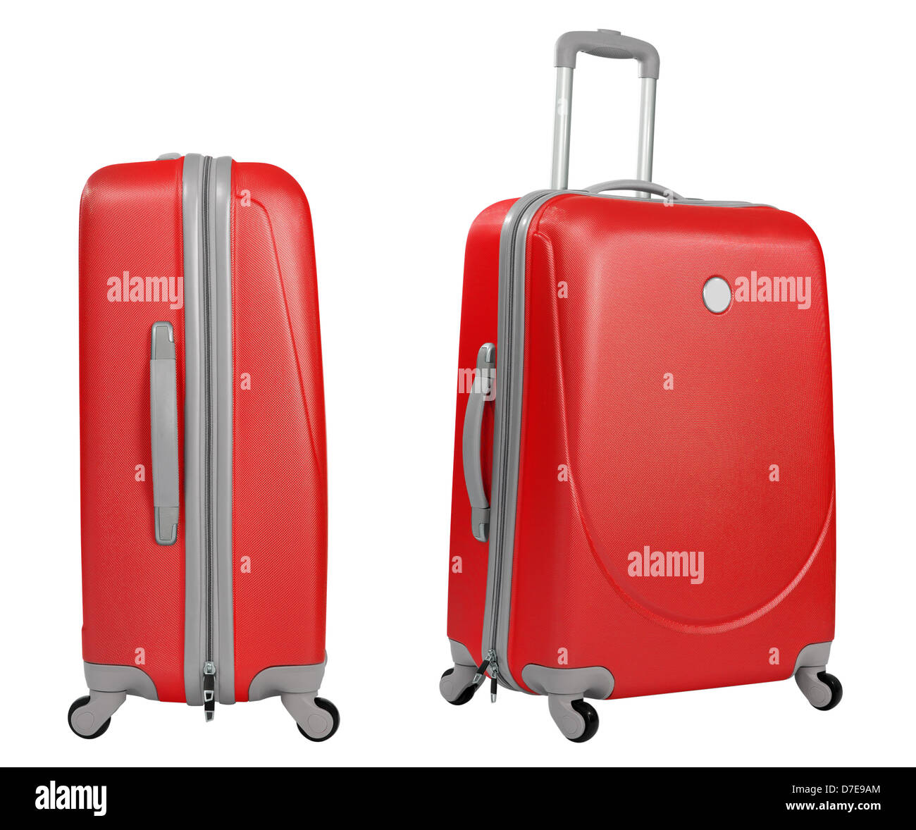 Red trunk isolated with clipping path included Stock Photo - Alamy