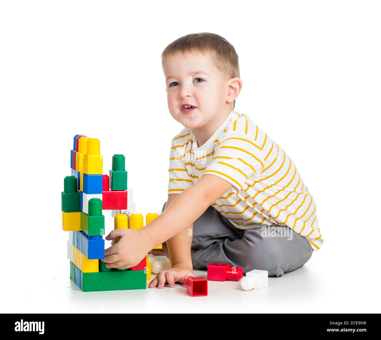 little boy playing Stock Photo - Alamy