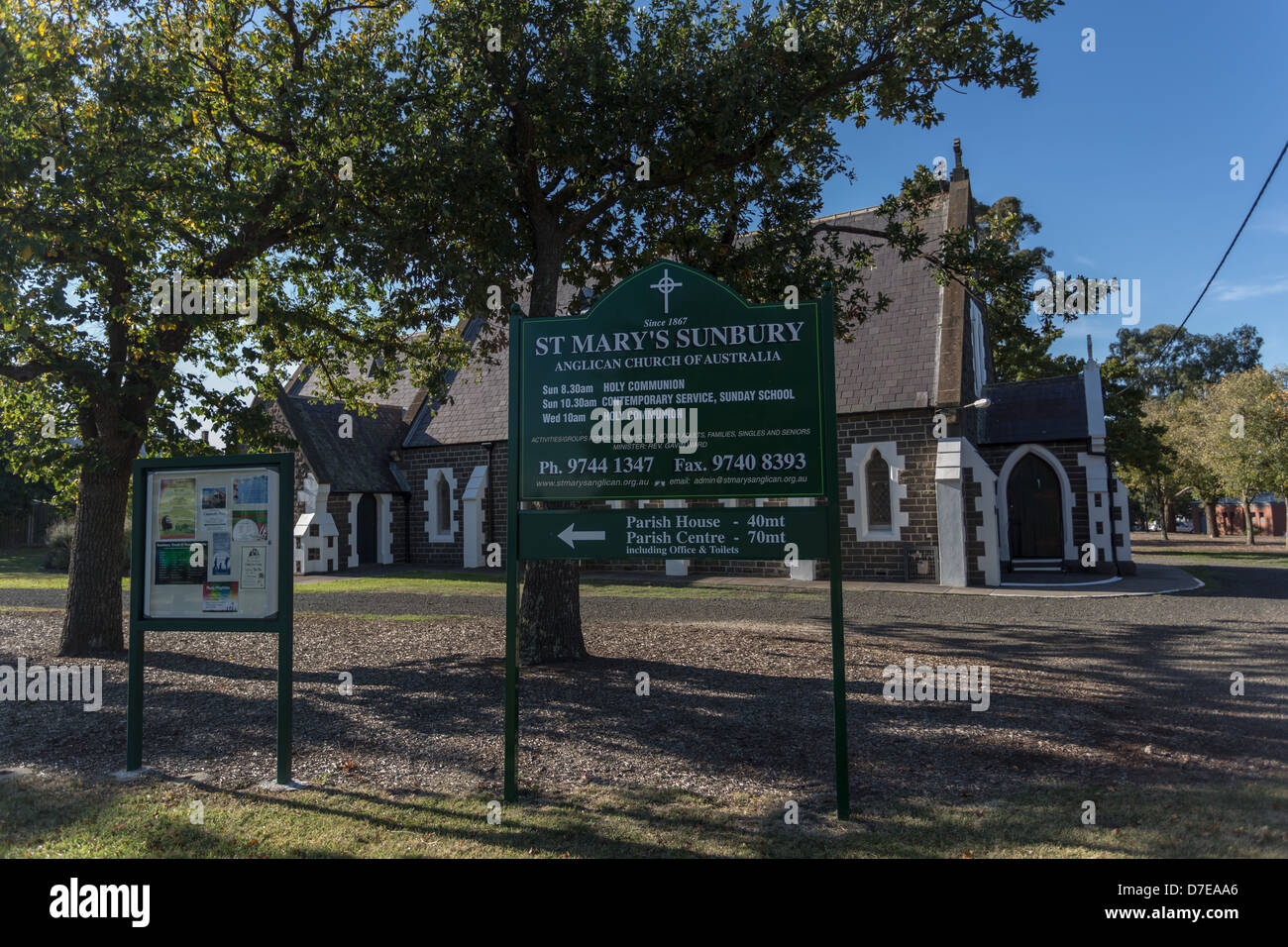 St Mary's Anglican Church, Sunbury, Victoria, Australia Stock Photo - Alamy