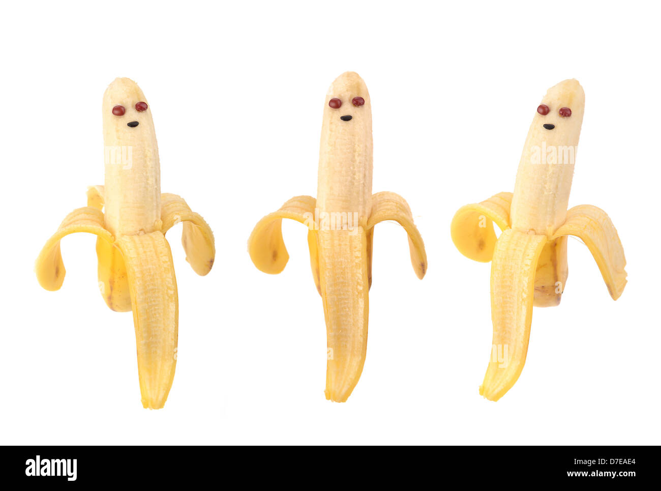 Bananas cartoon character Stock Photo - Alamy