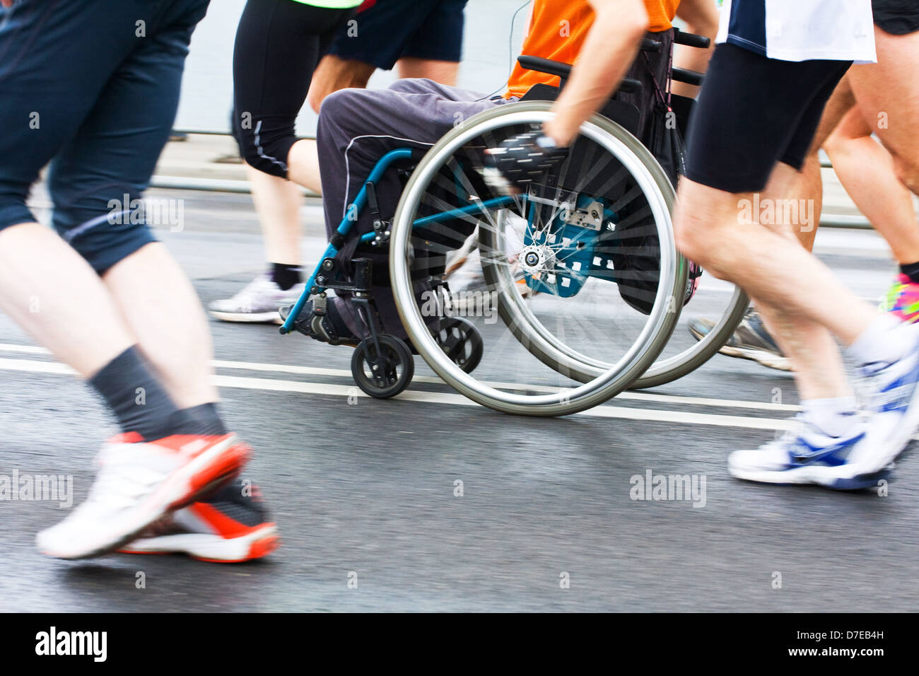 Wheelchair female athlete marathon hi-res stock photography and images ...