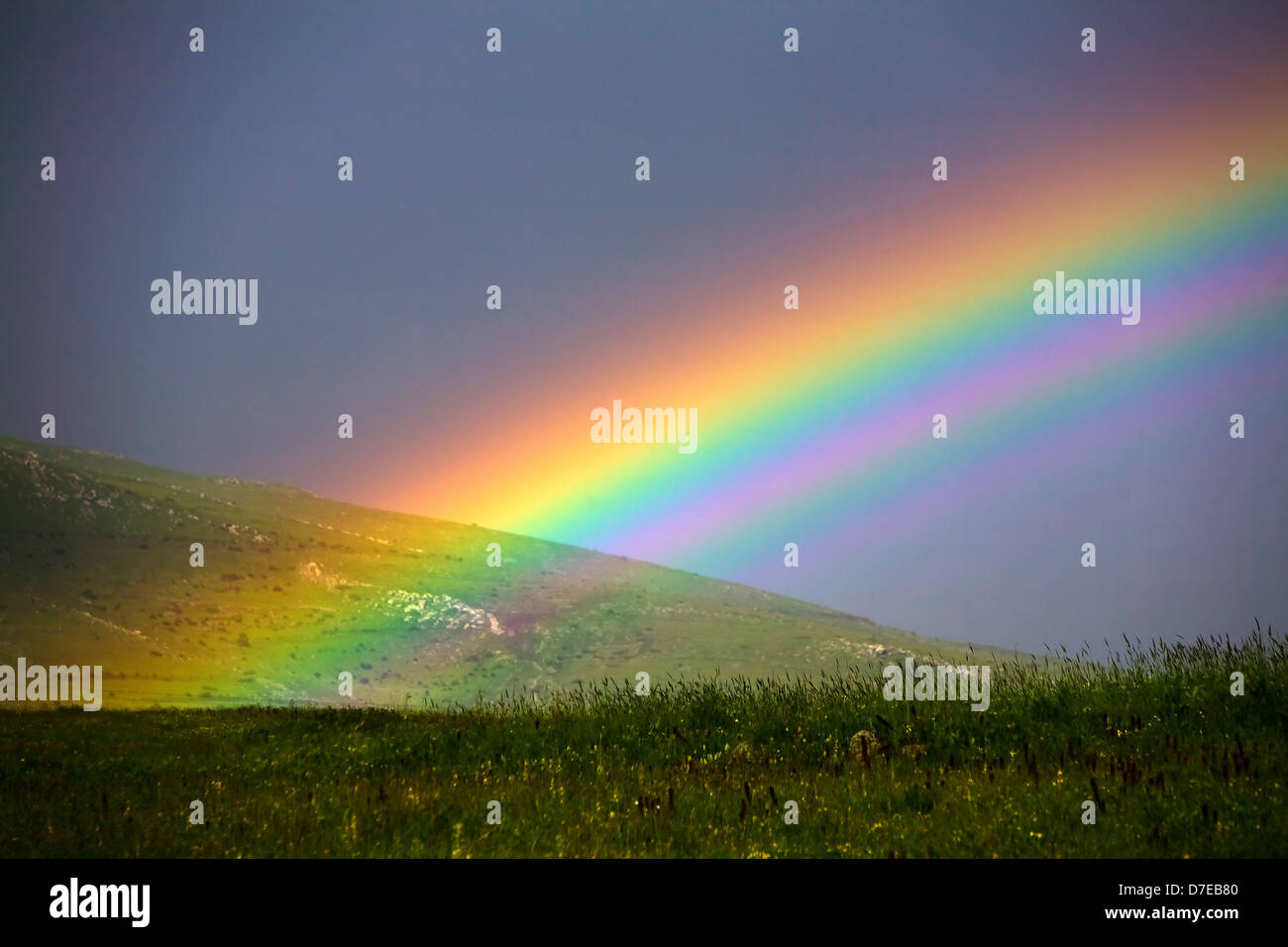 Rainbow above water hi-res stock photography and images - Alamy