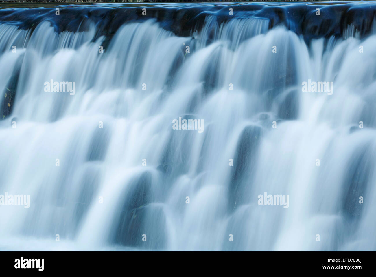 Waterfall and riverstream Stock Photo - Alamy
