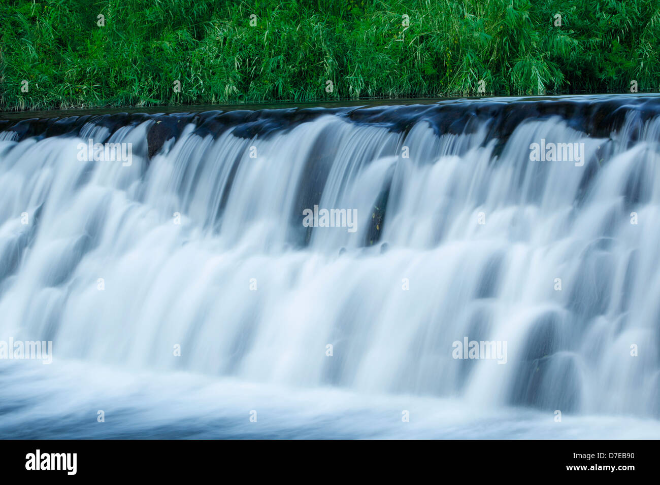 Waterfall and riverstream Stock Photo - Alamy