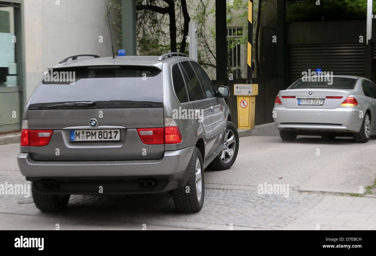 The defendant Beate Zschaepe arrives at the Higher Regional Court in ...