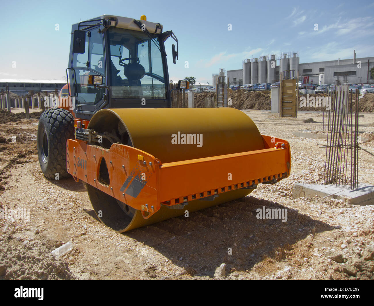Compaction roller hi-res stock photography and images - Alamy