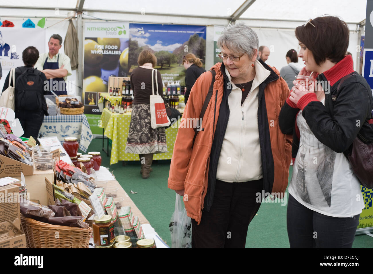 People browsing stalls at Exeter Festival of South West Food & Drink ...