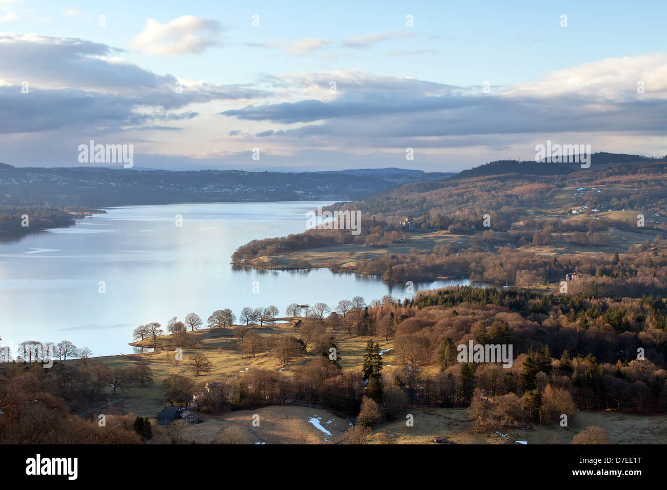 Windermere lake district aerial hi-res stock photography and images - Alamy