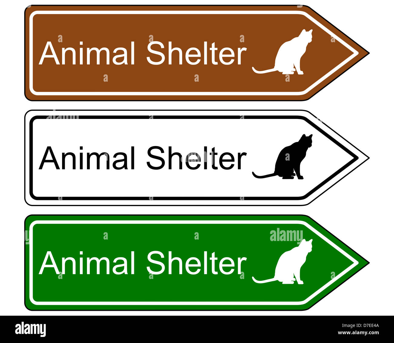 Sign animal shelter Stock Photo - Alamy